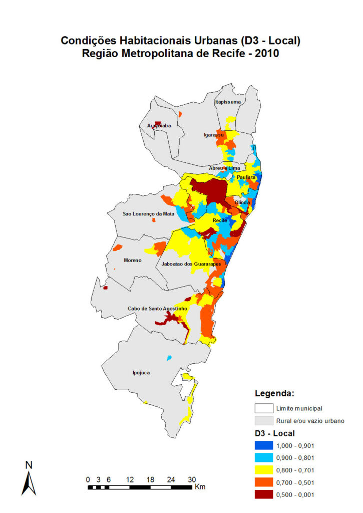 Região Metropolitana de Recife – Índice de Bem-Estar Urbano